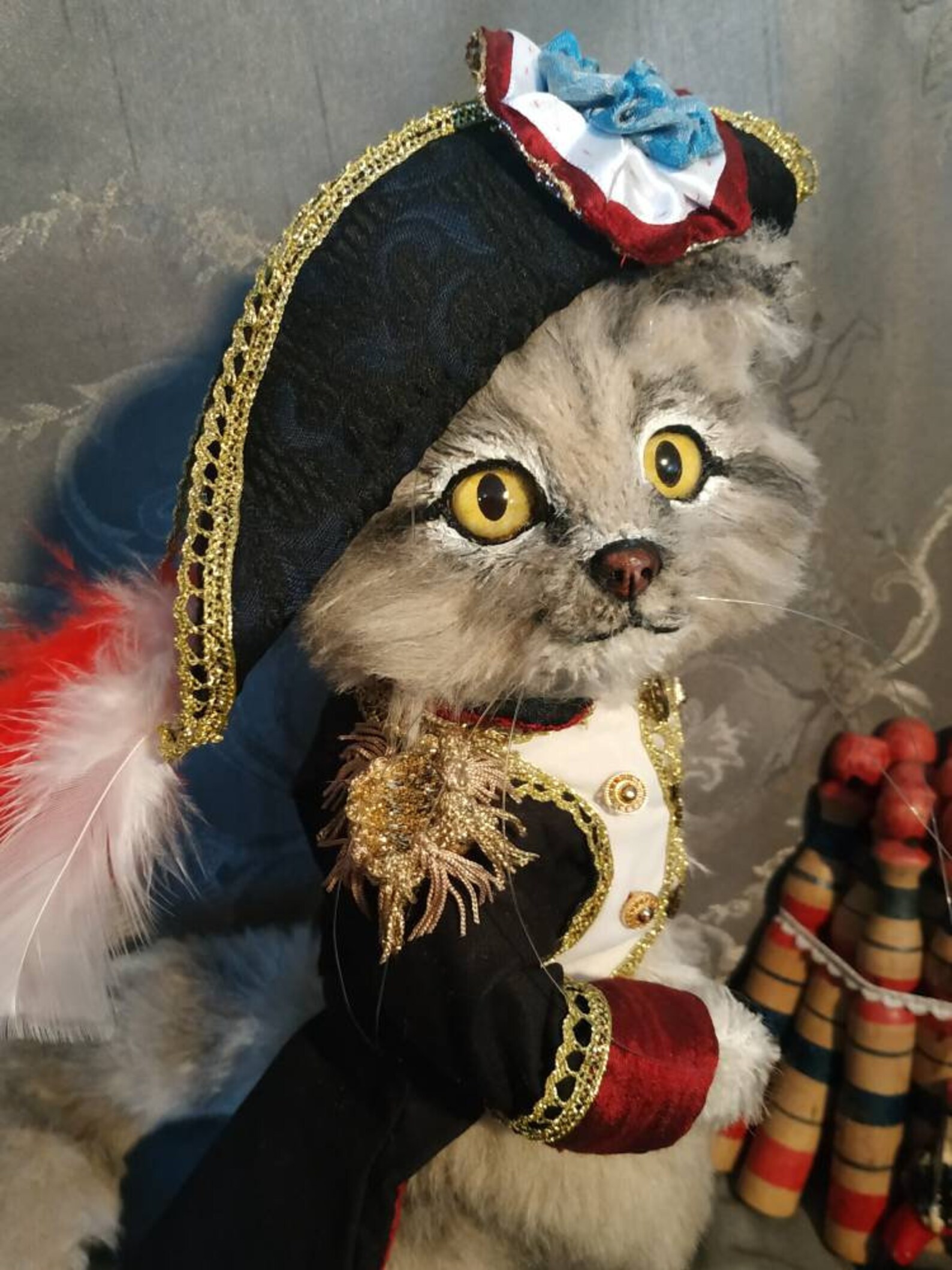 Chapoléon. Cat in Napoleonic Costume. Collectible Plush Toy - Etsy