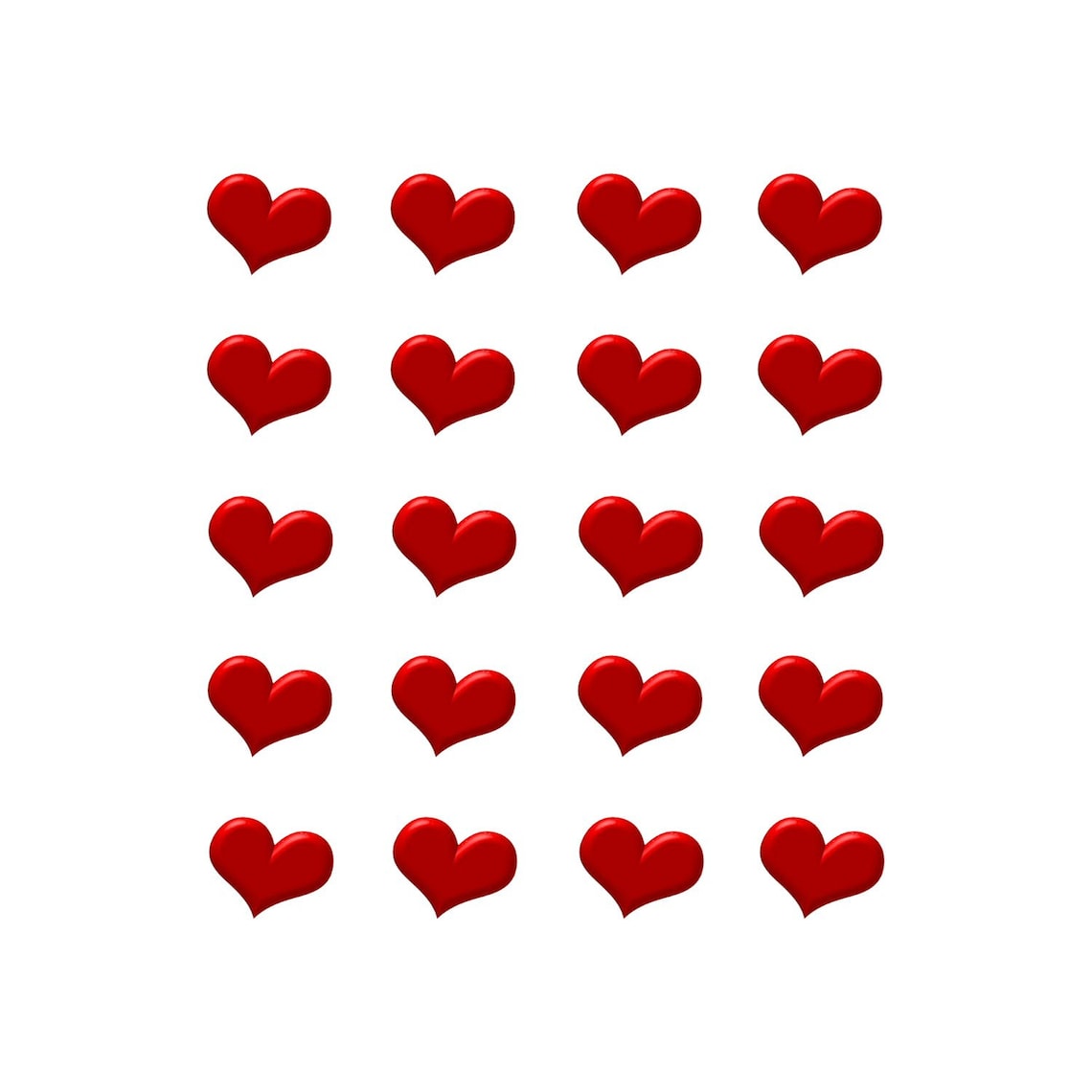 Tiny heart tattoo valentine heart small tattoos temporary | Etsy
