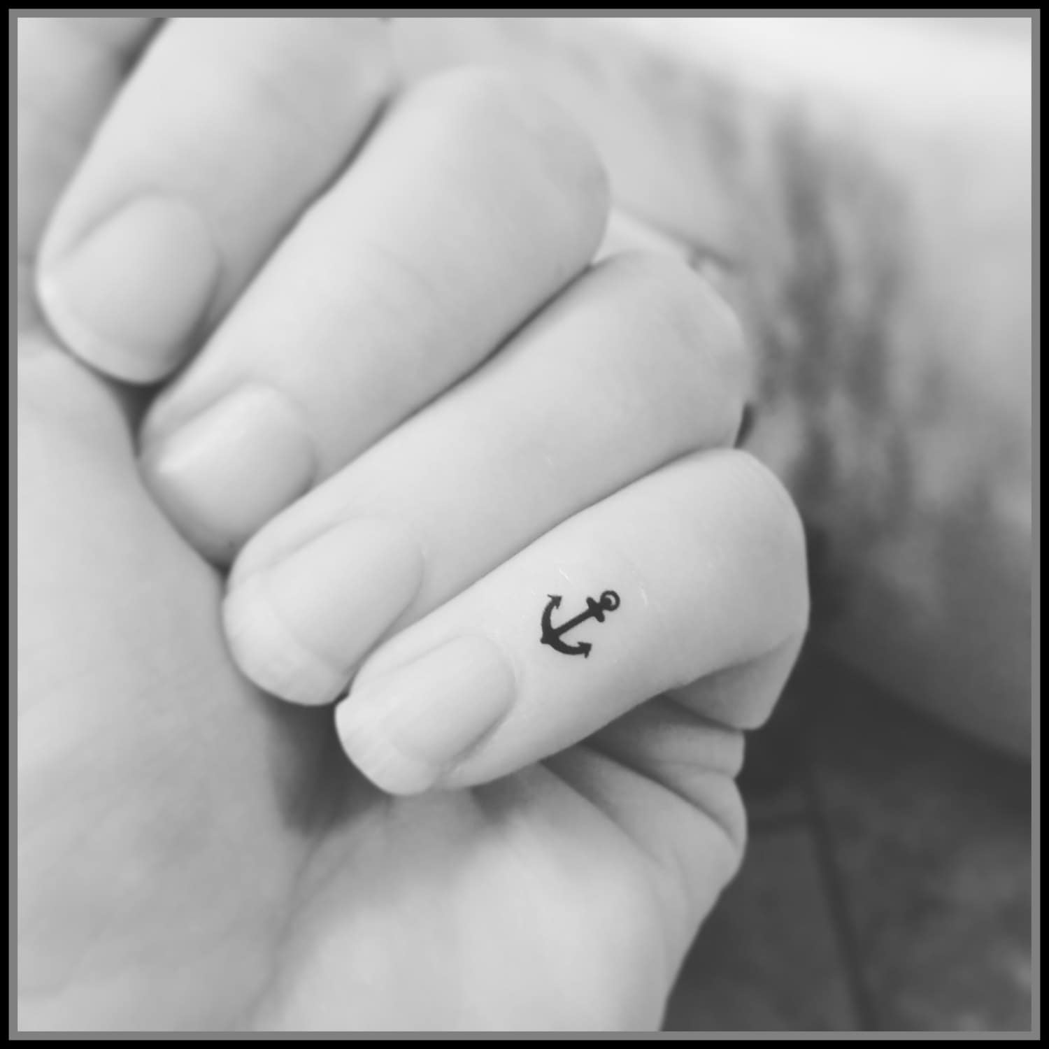Finger Anchor Tattoos