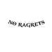 NO RAGRETS Temporary Tattoo Cosplay Halloween Costume Funny Tattoo Neck ...
