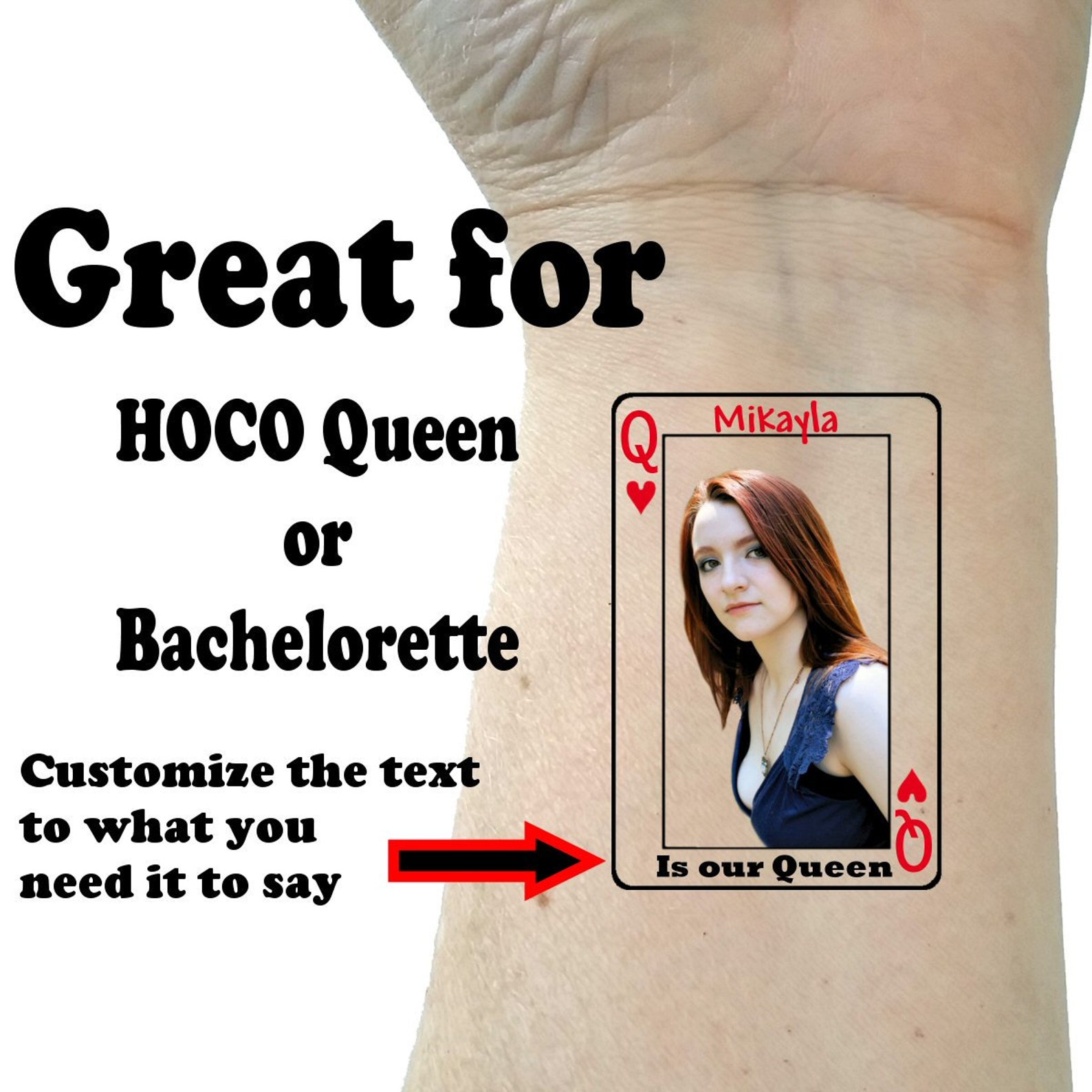 Bachelorette Tattoos, Bachelorette Party Tattoos, HOCO, Homecoming ...