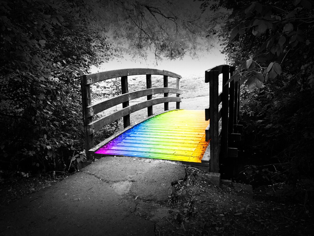 Digital Download RAINBOW BRIDGE Yorkshire England - Etsy