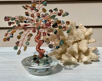 Glass bonsai tree | Etsy