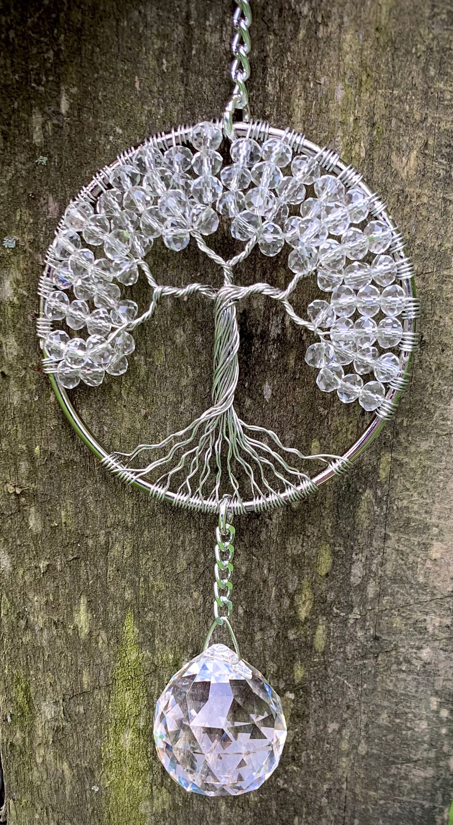 Crystal Tree of Life Sun Catcher,crystal Beaded Tree,window Ornament ...