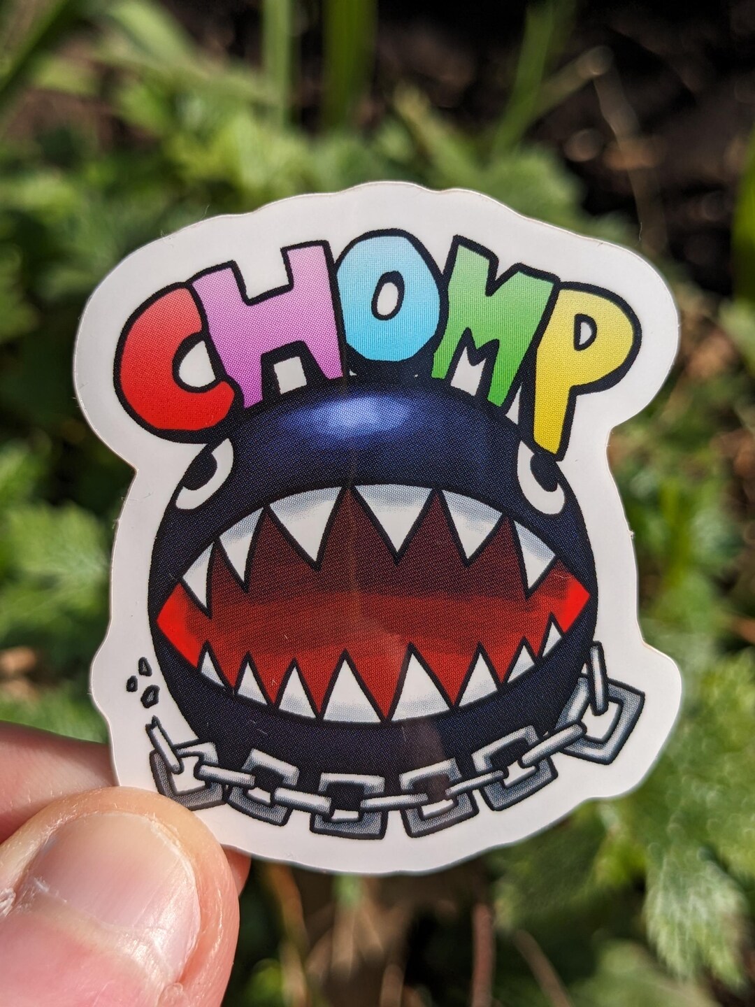 Chain Chomp Mario Bros Sticker - Etsy