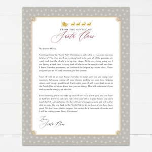 Editable Official Elf Letter Pack for Christmas From Santa, Includes ...