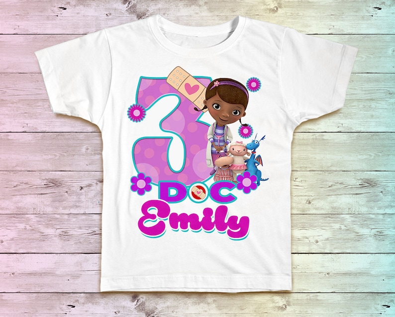 Doc Mcstuffins Birthday Shirt Doc Mcstuffins Birthday Tshirt | Etsy