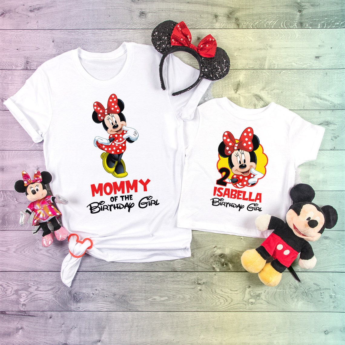 Minnie Birthday Shirt, Minnie Mouse Birthday Family Shirts, Disney ...
