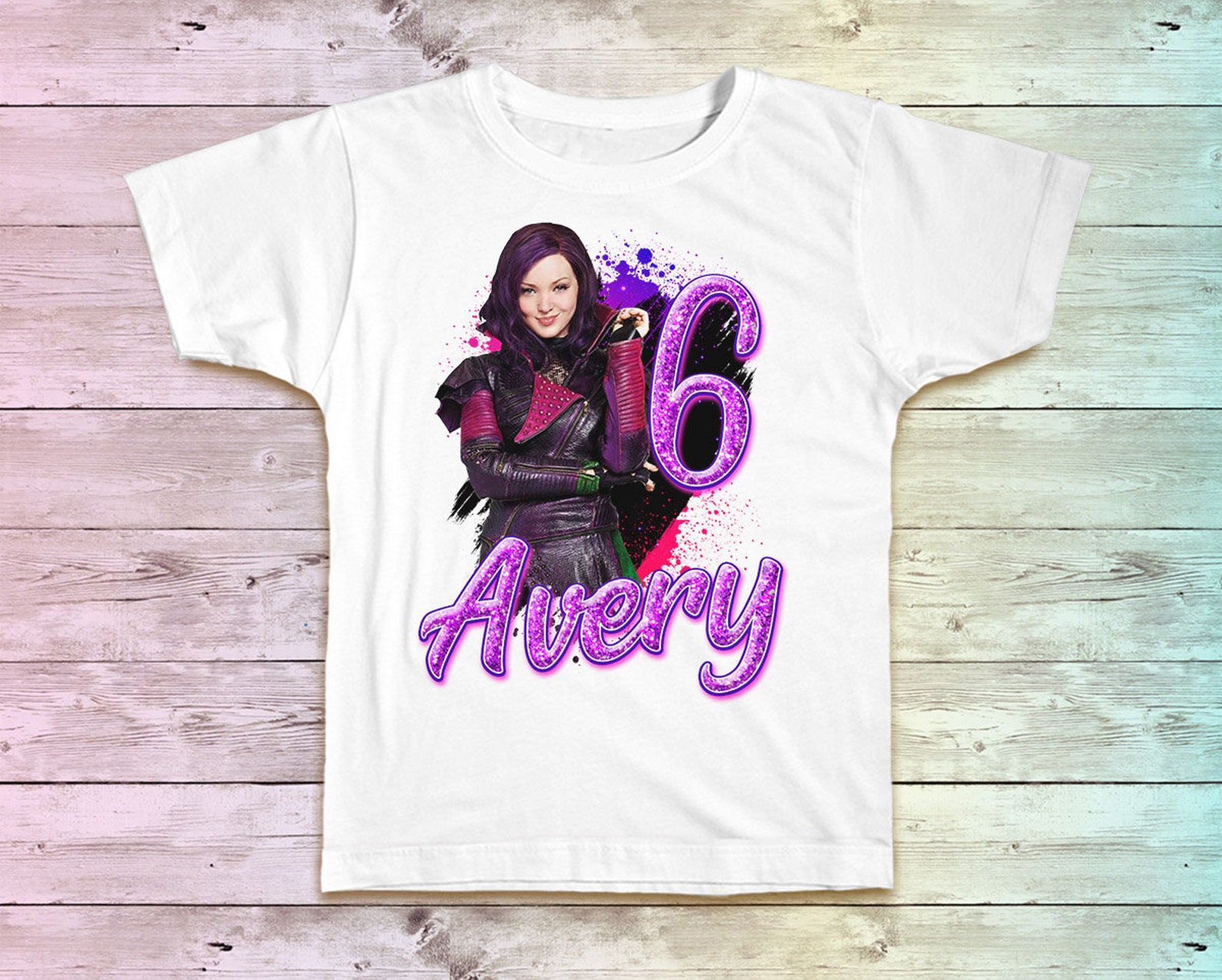 Descendants Birthday Shirt Descendants Party Girl's | Etsy