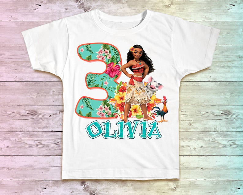 Moana Birthday Shirt Moana Maui Family Birthday Tshirt - Etsy