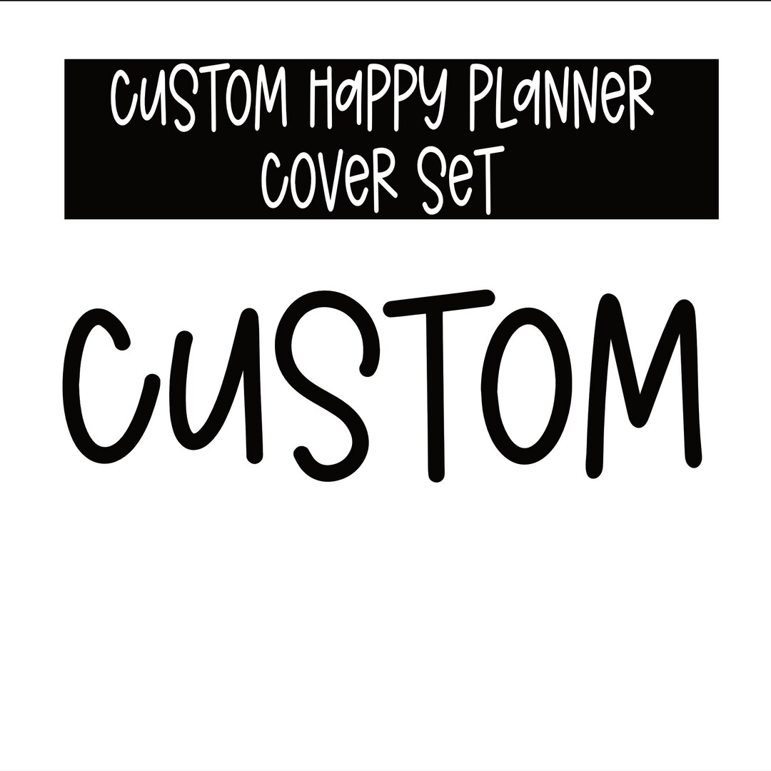 Custom Request for REGULAR Happy Planner for Micro Notes, Mini Happy ...