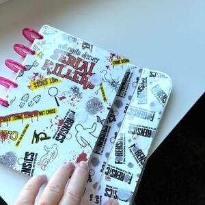 True Crime Inspired Cover "planner Keeper" Style With Flap Enclosure ...