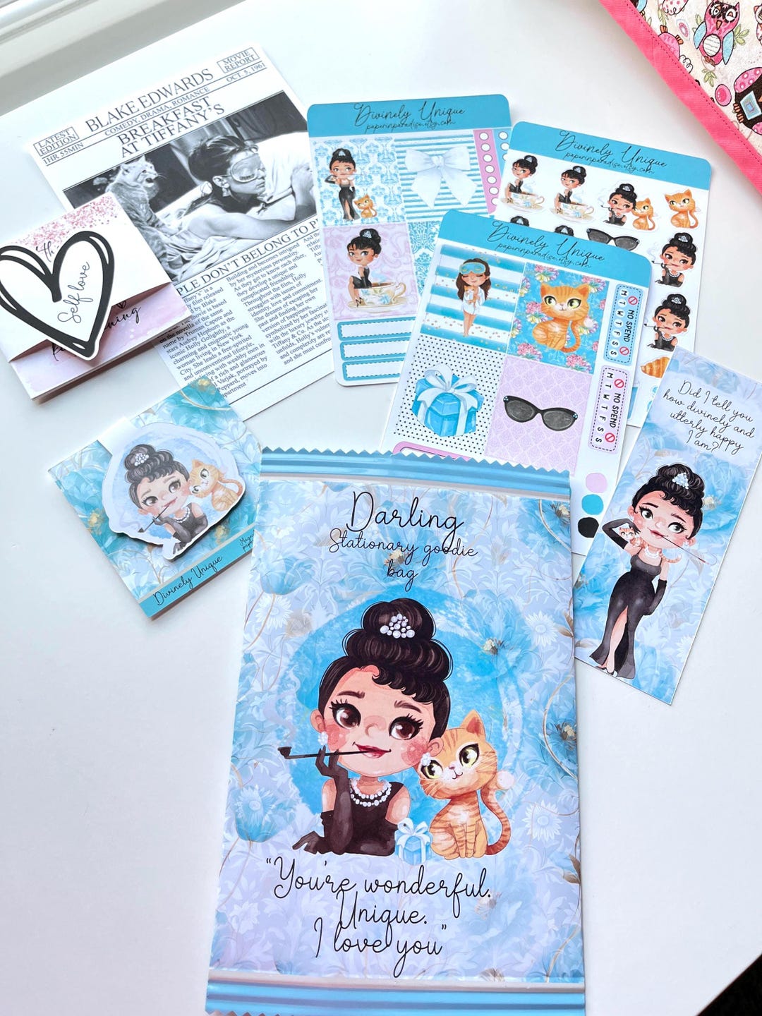 Divinely Unique Fancy Girl Planner Goodie Bag for All Planners - Etsy