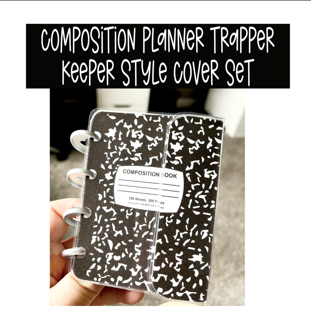 Composition Notebook Inspired Cover Flapstyle With Flap Enclosure for ...