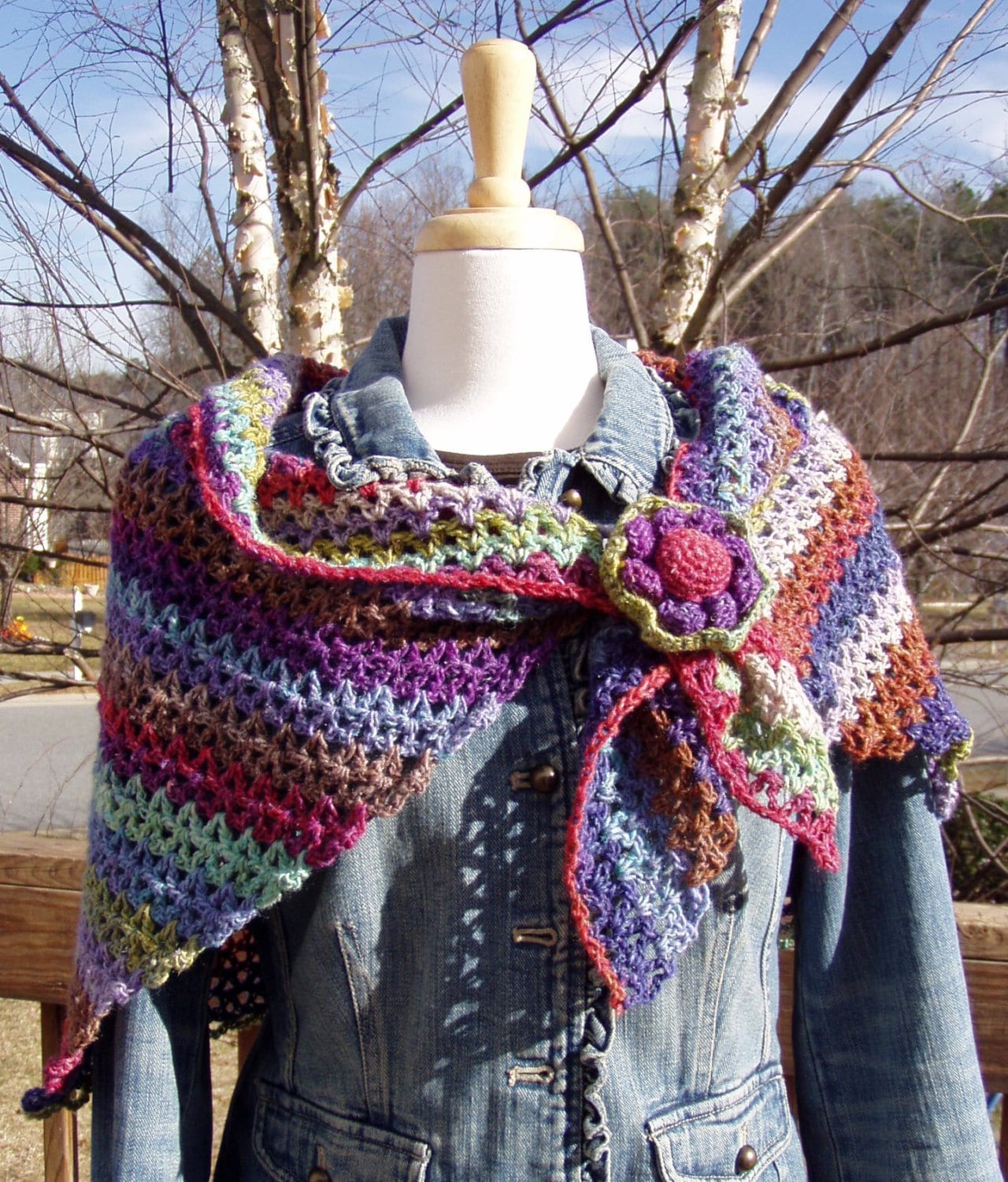 Simplicity Shawl (crochet Pattern). Detailed Instructions to Crochet ...