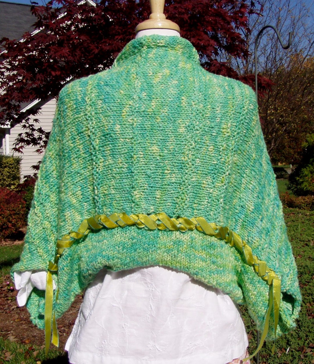 Origami Shrug (knitting Pattern). Detailed Pattern for Knitting This ...