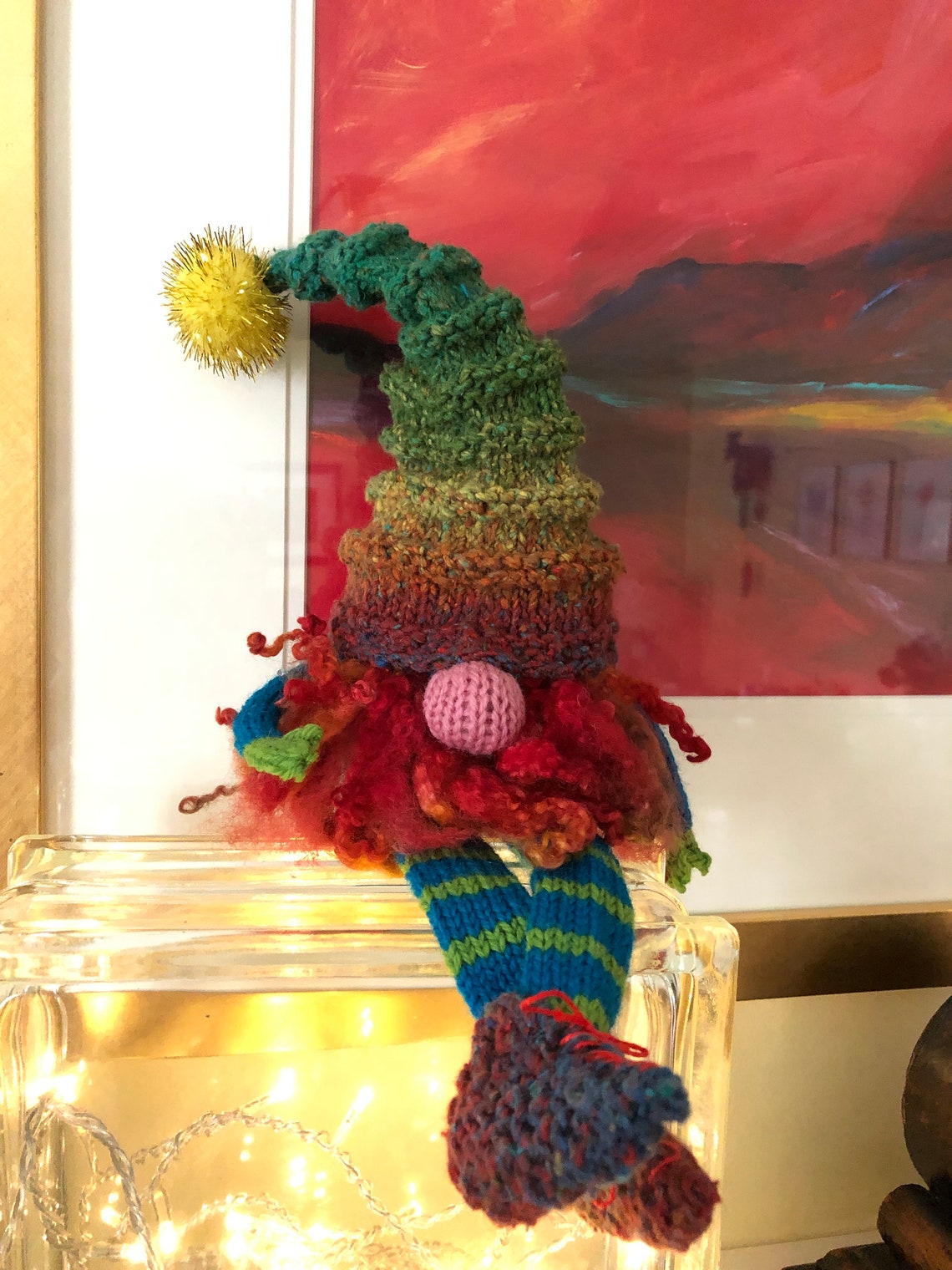 A Gnome for Your Home. Detailed Knitting Pattern for Making a | Etsy