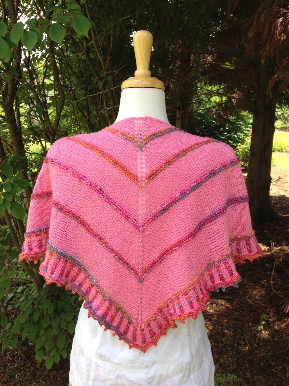 Pas De Deux Shawl knitting Pattern. Detailed Written - Etsy Sweden