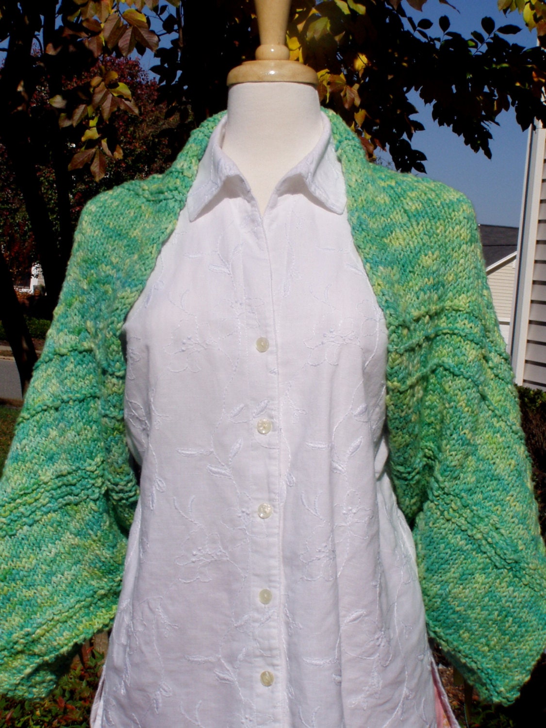 Origami Shrug (knitting Pattern). Detailed Pattern for Knitting This ...