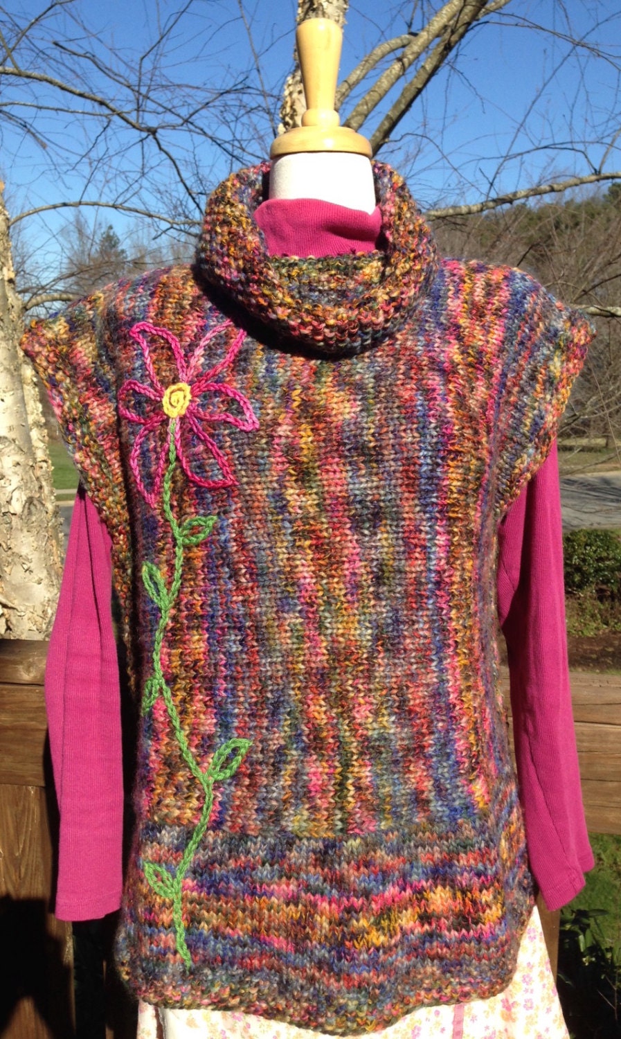 Roomy Tunic (knitting Pattern). Detailed Pattern for Knitting This ...