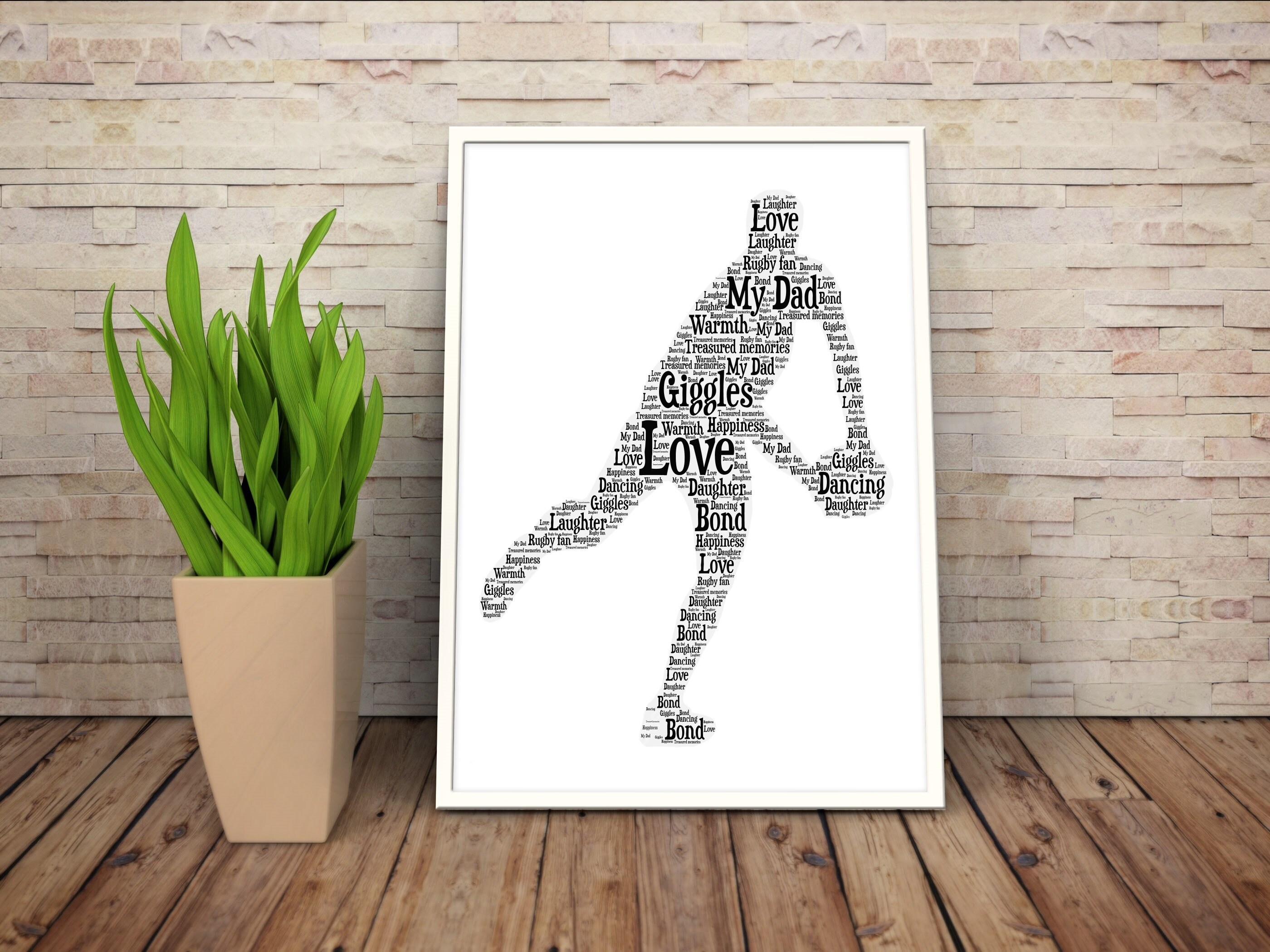 Personalised Sport Word Art Print Any Sport, Football, Cricket, Rugby ...