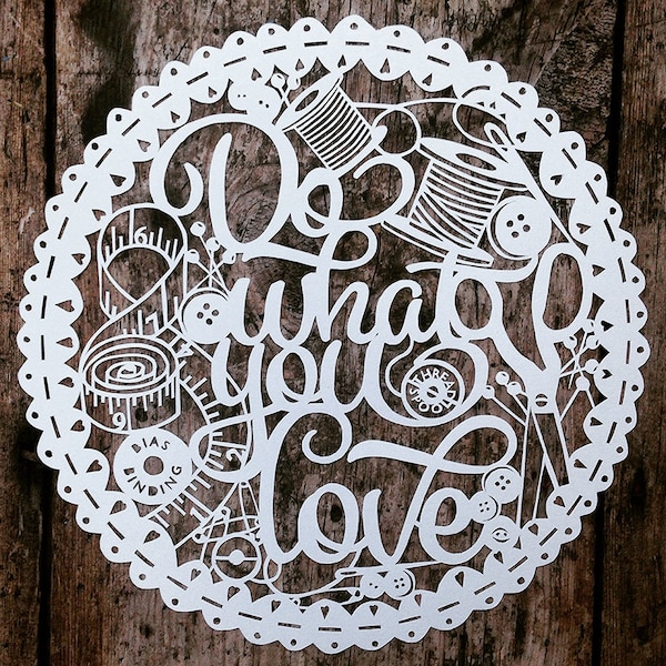 Papercut Pattern - Etsy