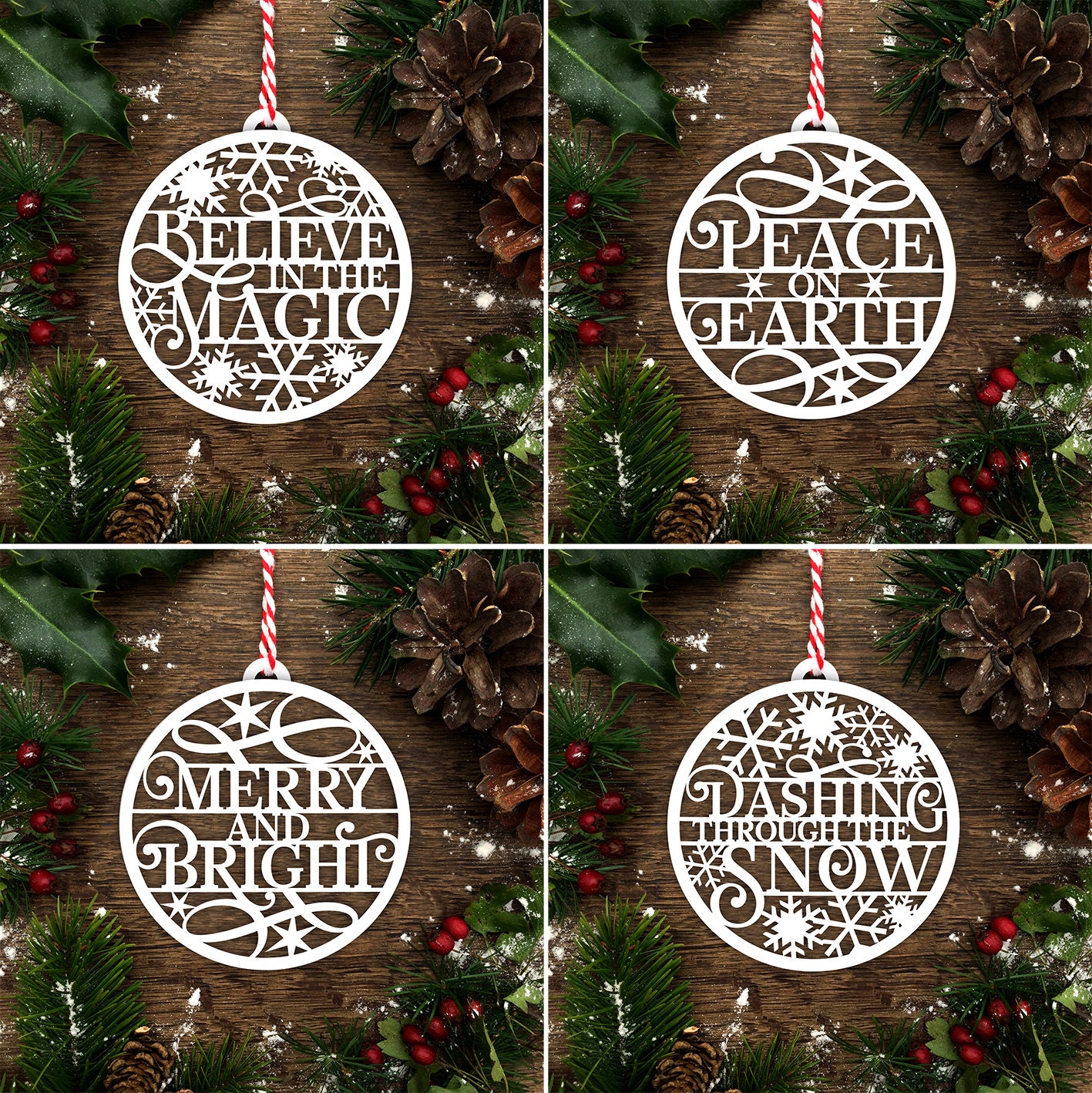 Christmas Ornament Silhouette