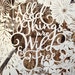 Papercut Template 'all Good Things Are Wild and Free' PDF JPEG for ...
