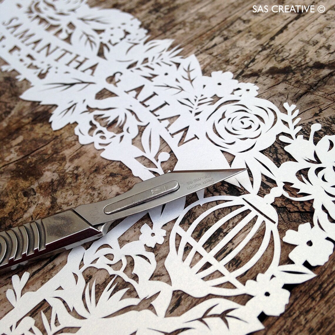 Papercut Photo Frame Template for Wedding Day / First Wedding ...