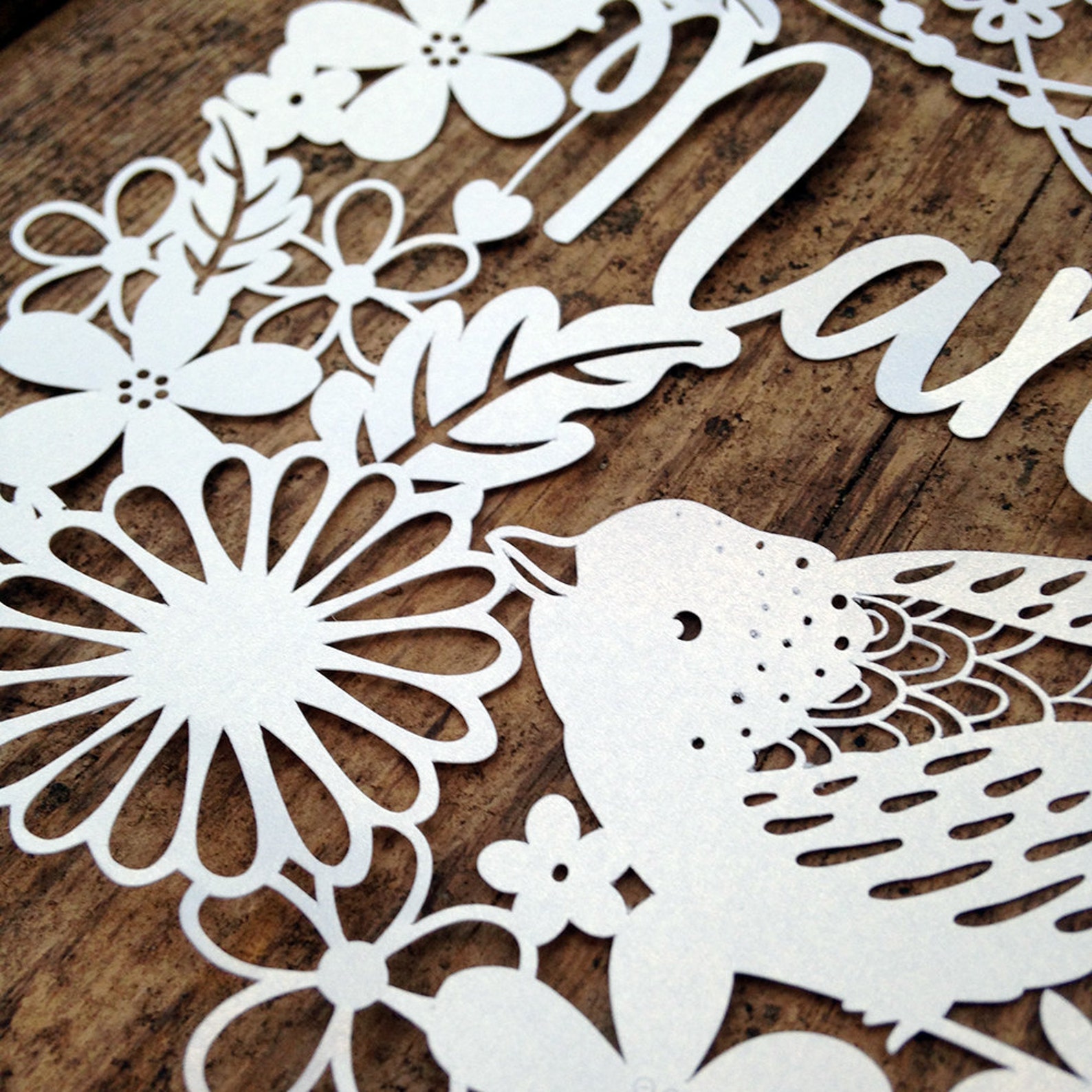 Papercut Template Nana / Nan Mother's Day Birthday PDF Jpeg SVG Make ...