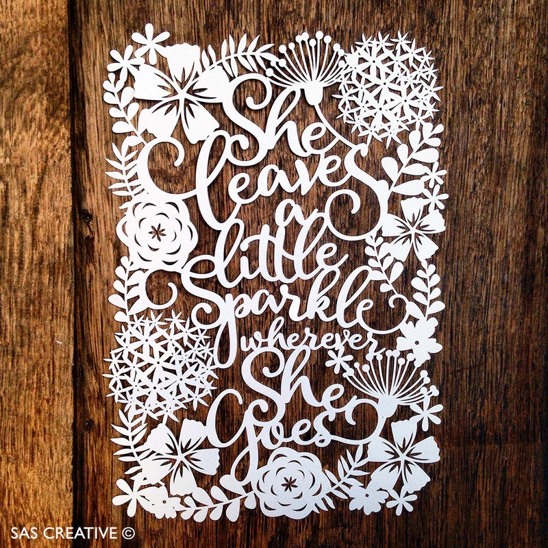 Papercut Template - Etsy