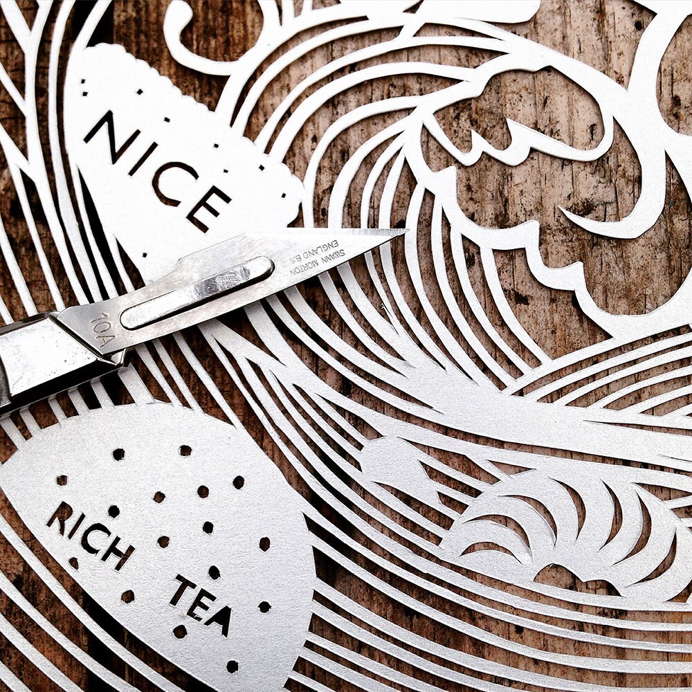 Papercut Template 'there is No Trouble so Great - Etsy