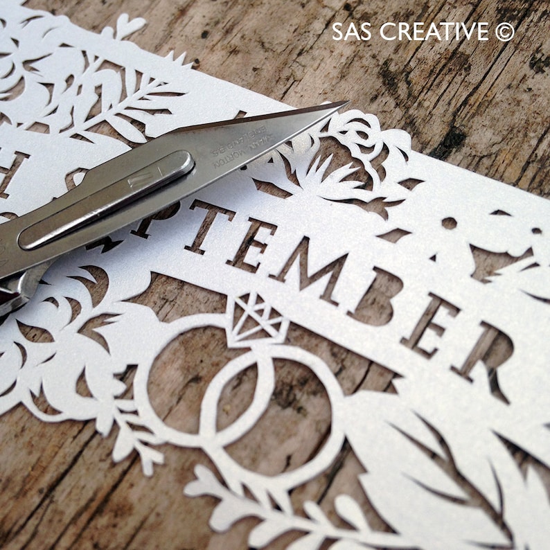 Papercut Photo Frame Template for Wedding Day / First Wedding ...