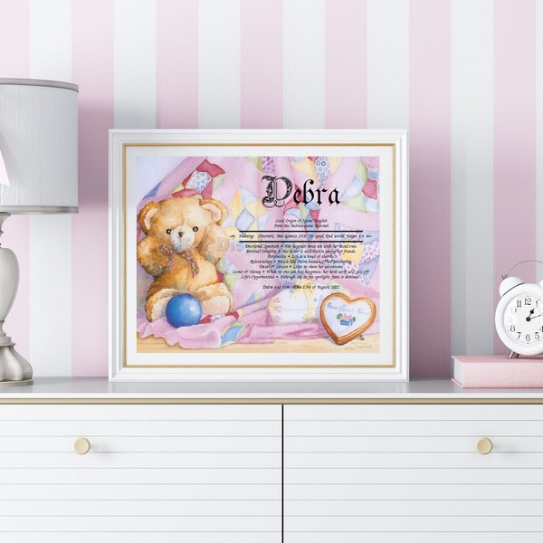 Name Origin Print - Etsy