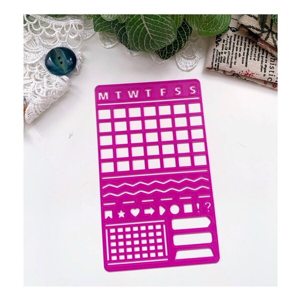 Planner Stencil - Etsy