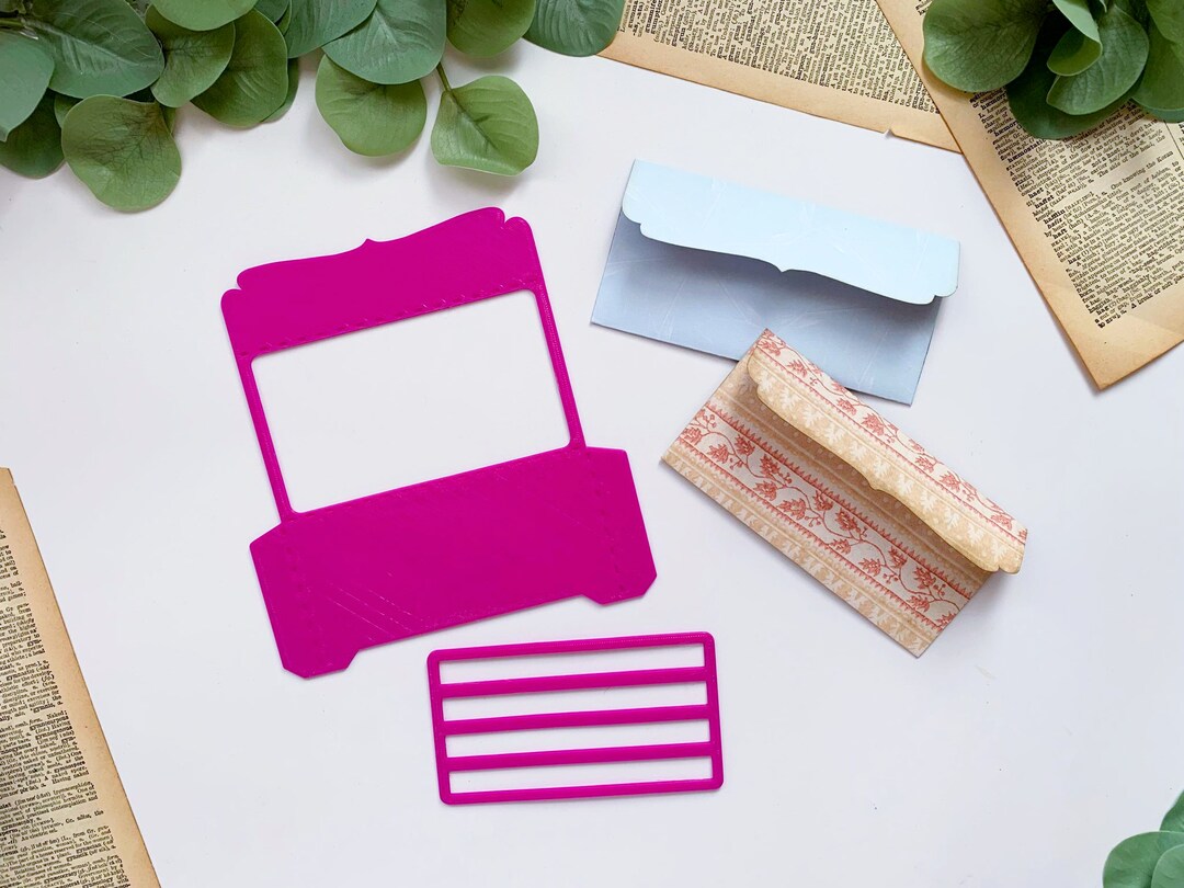 Envelope Maker Journal Stencil for Journalling, Scrapbooking, Sketching ...