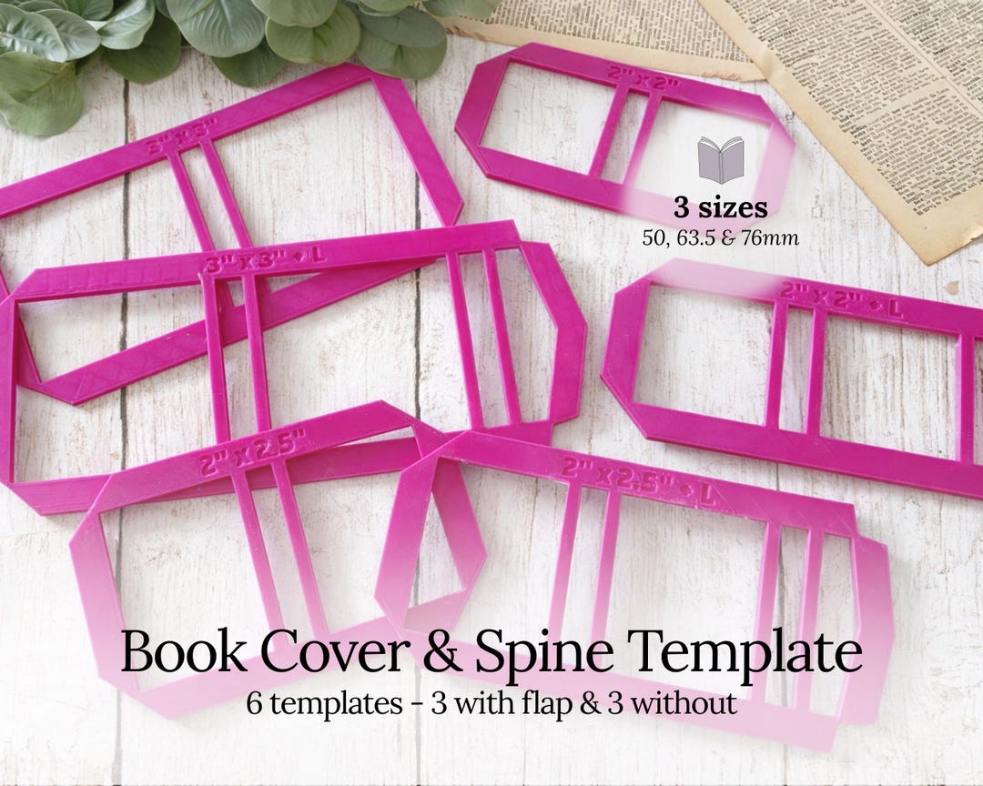 Bookmaking Template Set, Junk Journal and Book Making - Stencils for ...
