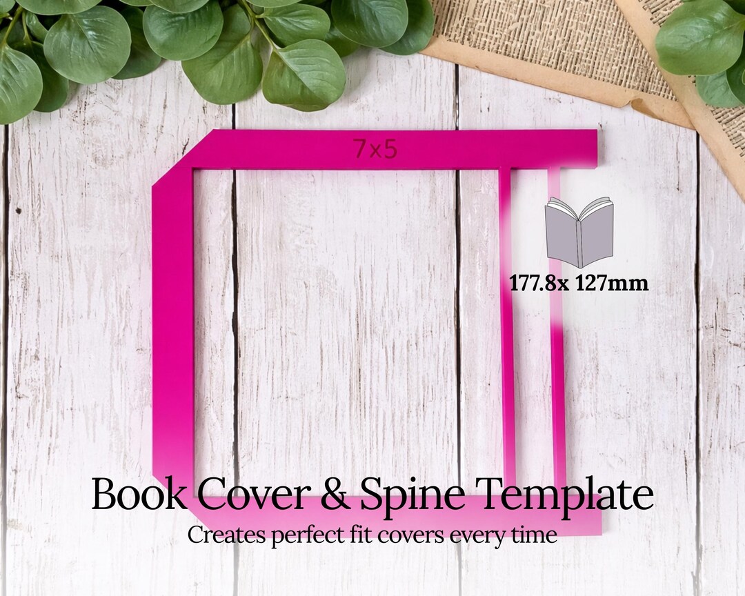 7x5 Book Binding Template, Junk Journal and Book Making - Stencils for ...