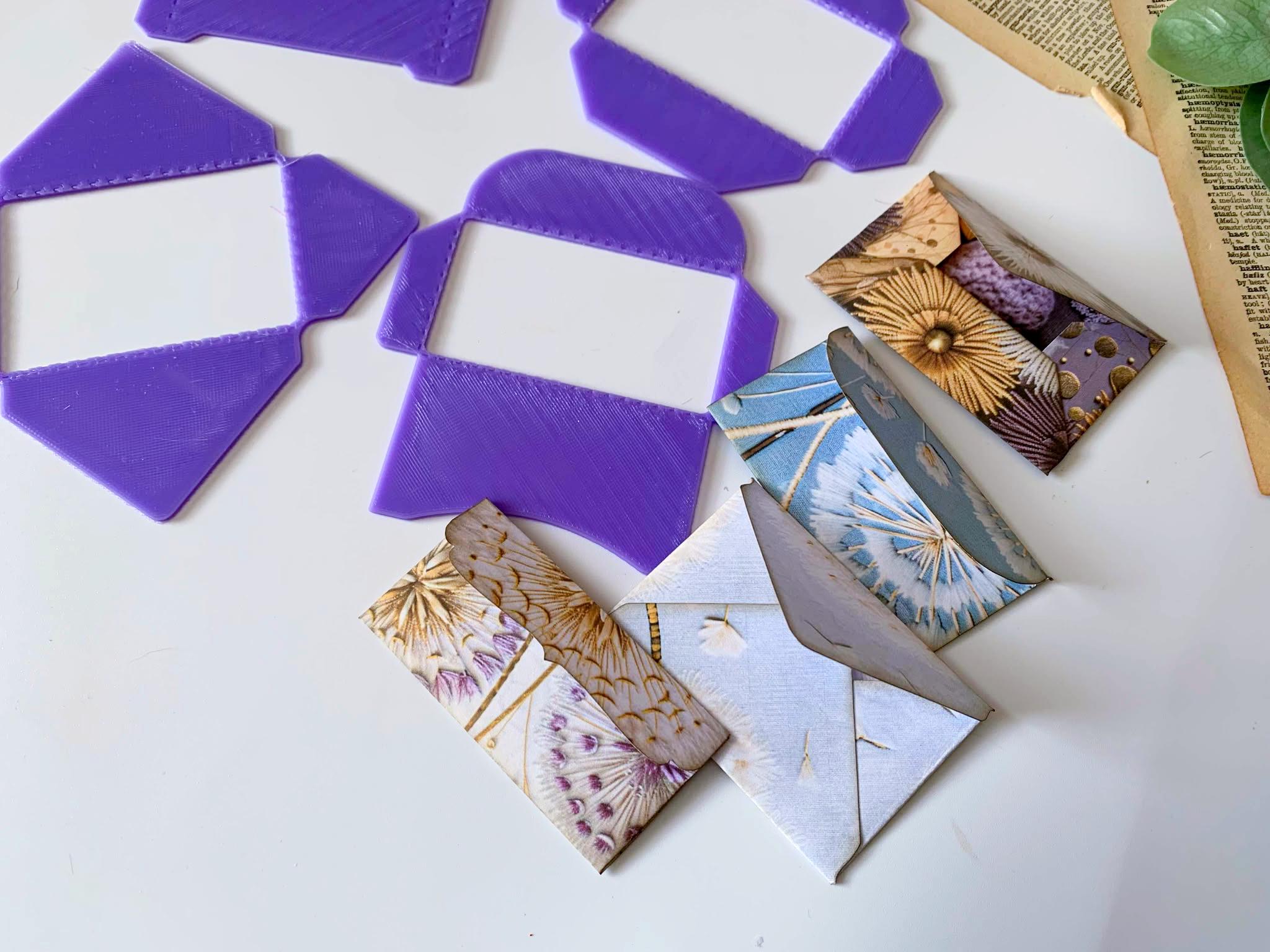 Mini Envelope Template Set: Reusable Stencils for Journaling & Gifts - Etsy