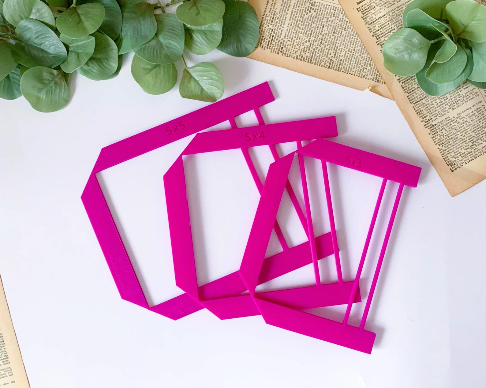 Book Binding Template Set: PLA Stencils for Journals & Notebooks - Etsy
