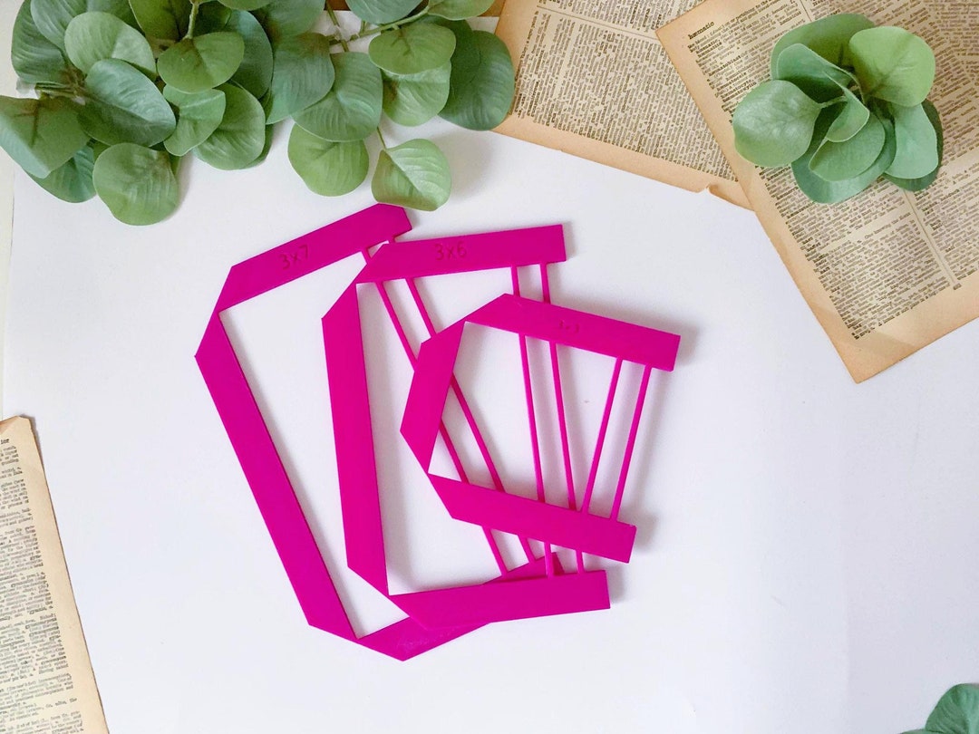 3" Book-making Templates/stencils Set - Great for Bookbinding, Junk ...