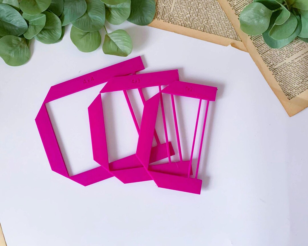 4" Calendar Book Making Templates / Stencils - Great for Bookbinding ...