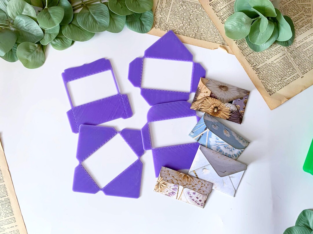Mini Envelope Template Set: Reusable Stencils for Journaling & Gifts - Etsy