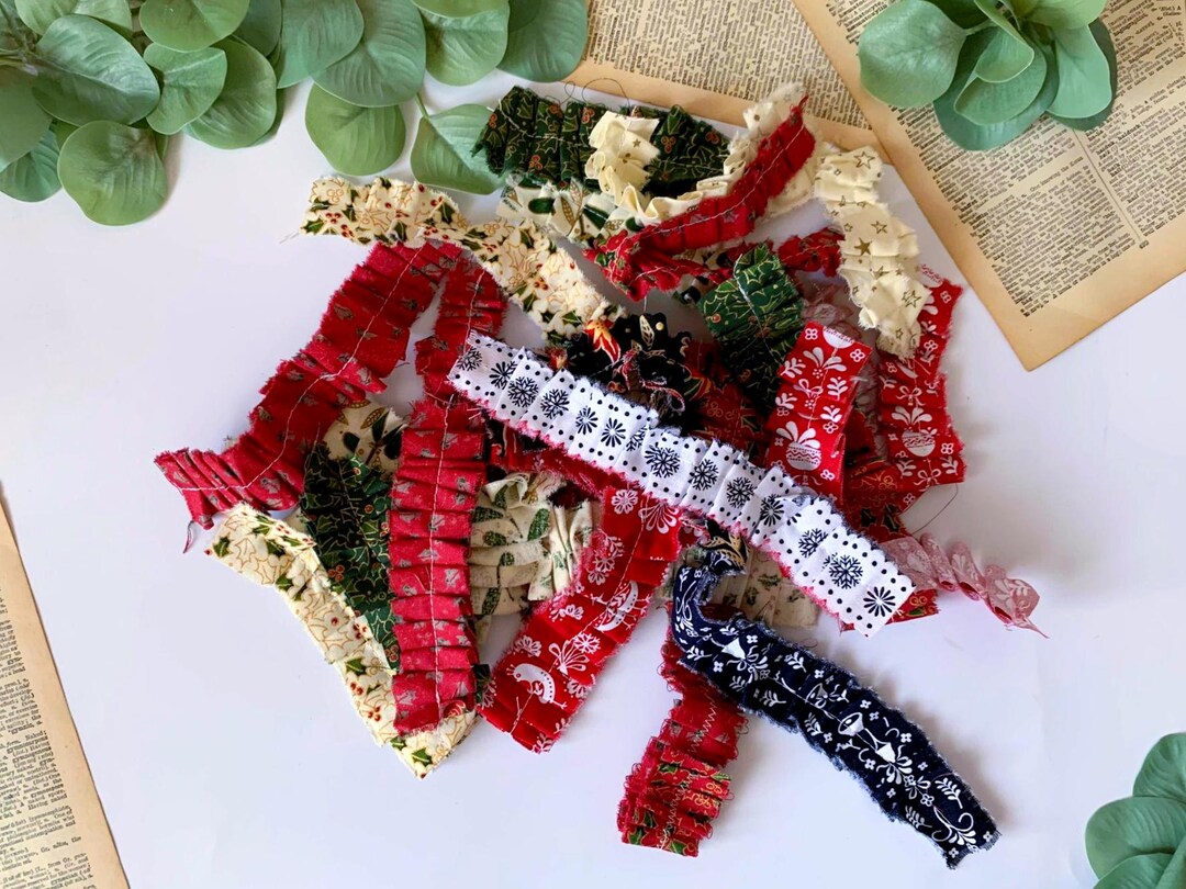 25 Fabric Ruffles for Journals Mystery Journal Pack Surprise Box With ...