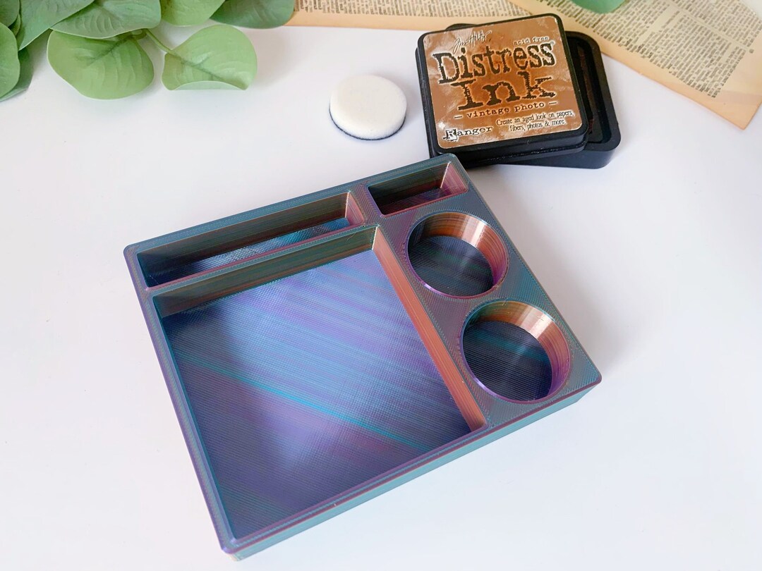 Ink Holder, Ink Dauber Holder, Desk Tidy, Craft Desk, Ink Storage ...