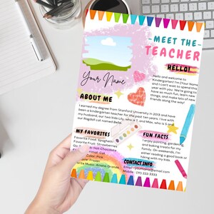 Meet the Teacher Groovy Classroom Theme | Back to School Flyers, All ...