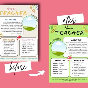 Meet the Teacher Groovy Classroom Set | Back to School Flyers, Welcome ...