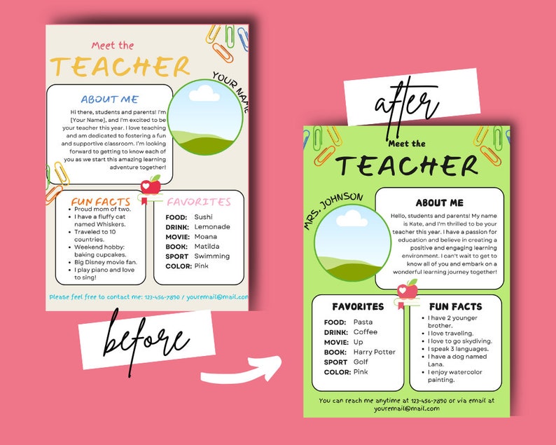 Meet the Teacher Groovy Classroom Set | Back to School Flyers, Welcome ...