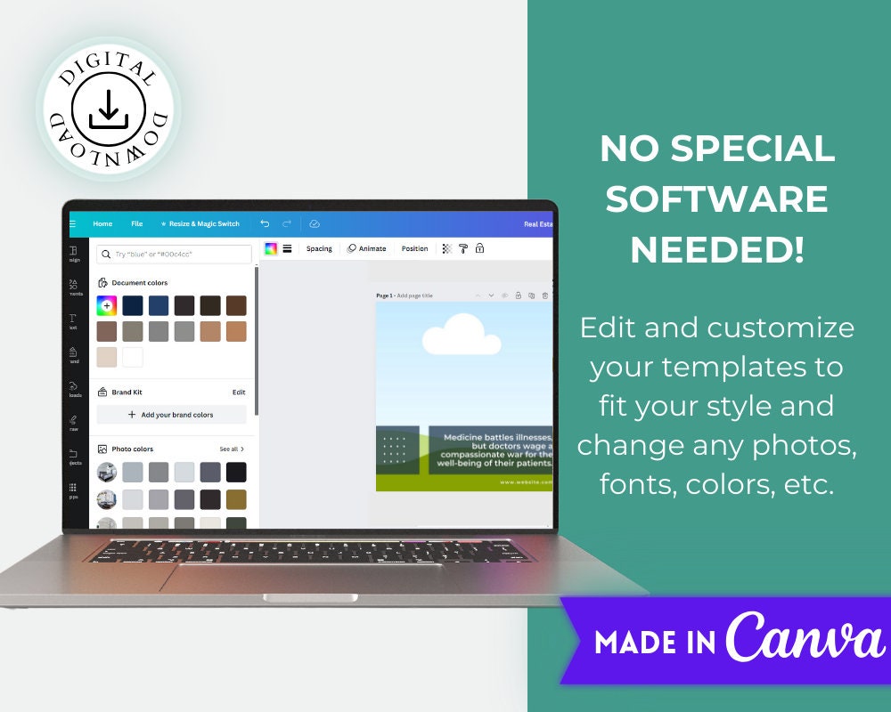 Medical Social Media Template | Canva | Doctor Post Templates ...
