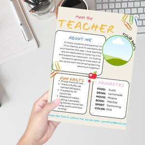 Meet the Teacher Groovy Classroom Set | Back to School Flyers, Welcome ...